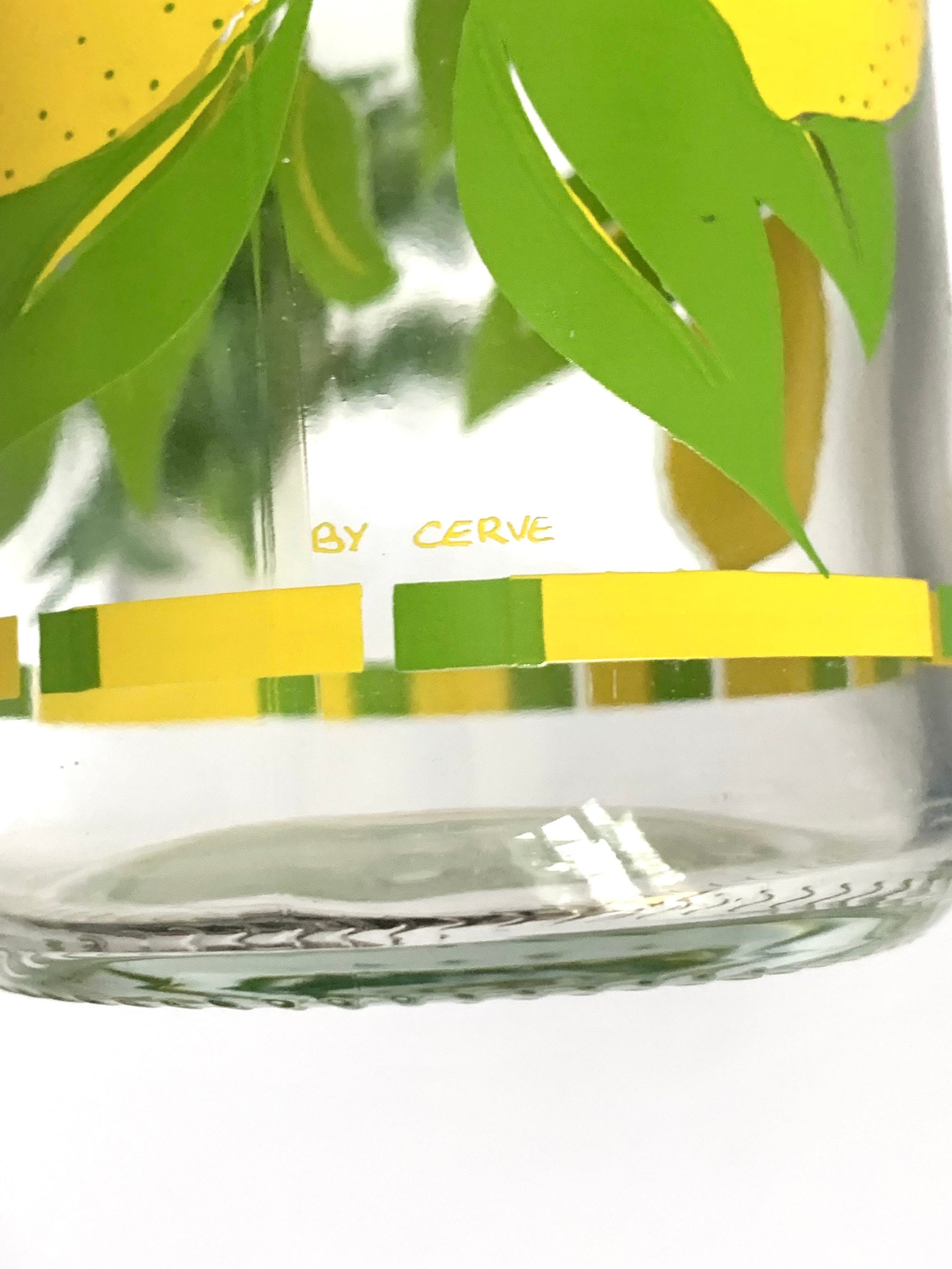 Vintage Cerve Hinged Bottle With Lemon Decal - Etsy