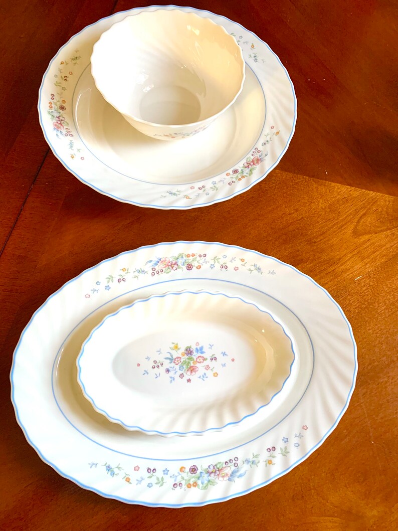 Vintage Arcopal France Victoria Pattern Dishes - Etsy