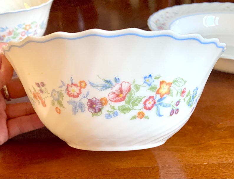 Vintage Arcopal France Victoria Pattern Dishes - Etsy