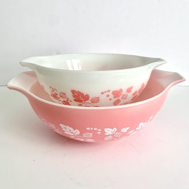 Pink Pyrex Bowls - Etsy