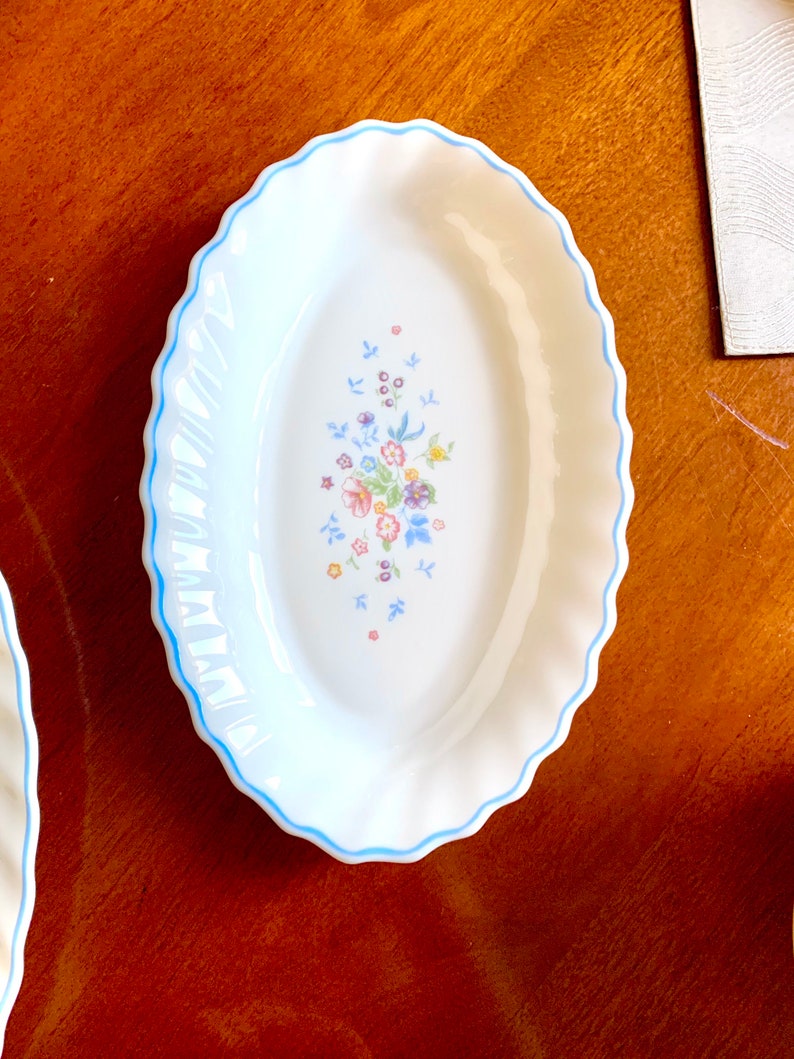 Vintage Arcopal France Victoria Pattern Dishes - Etsy