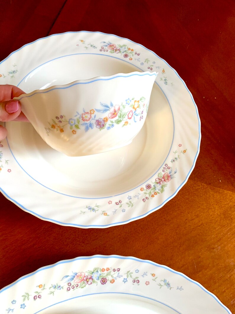 Vintage Arcopal France Victoria Pattern Dishes - Etsy