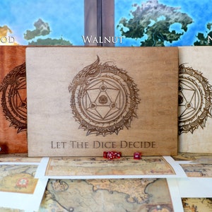 Personalized Engraved Wood Dungeon Master Screen, Custom D&D DM Screen ...
