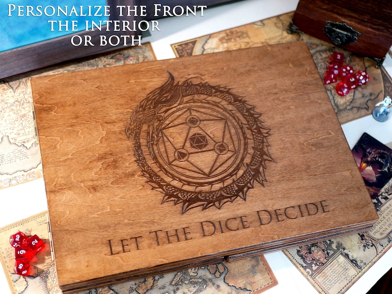 Personalized Engraved Wood Dungeon Master Screen With Custom - Etsy