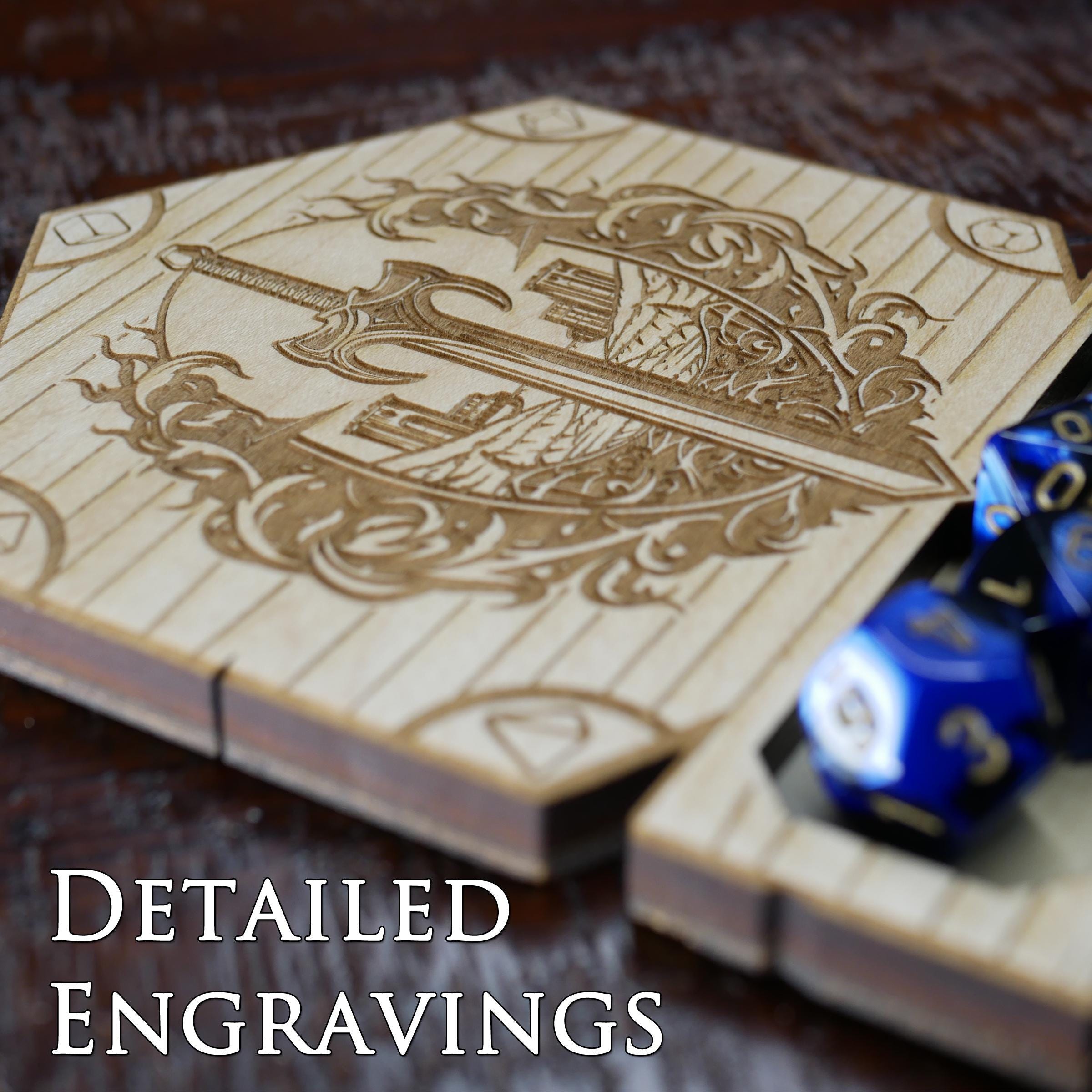 Wood DND Coasters | Rogue D&D Cup Coaster | Dungeons and Dragons ...