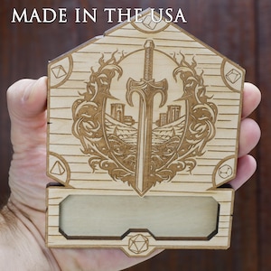 Wood DND Coasters | Druid D&D Cup Coaster | Dungeons and Dragons ...