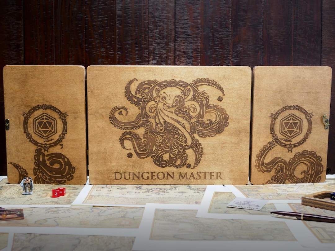 Game Master Screen, Wood Dungeon Master Screen, Nautical Dungeons and ...