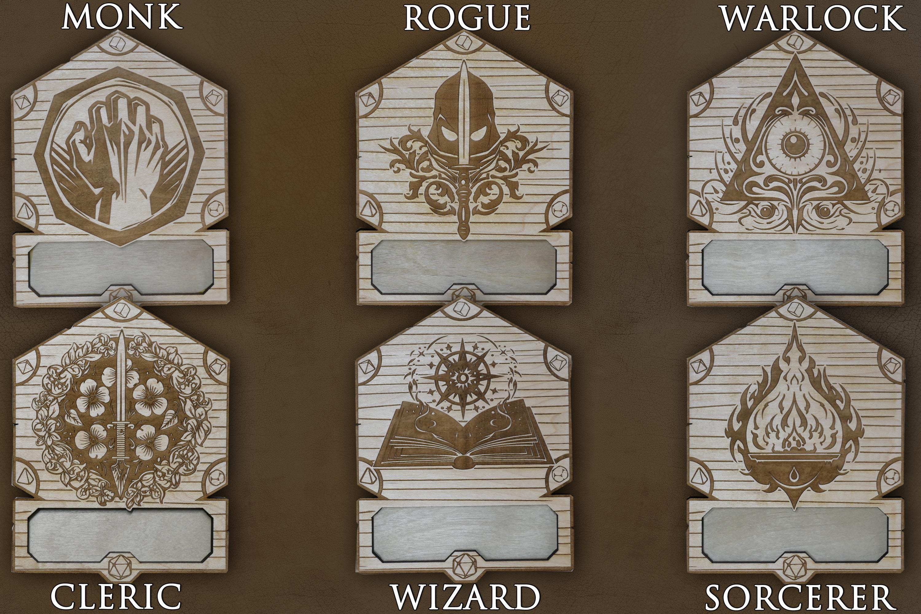 Wood DND Coasters | Rogue D&D Cup Coaster | Dungeons and Dragons ...