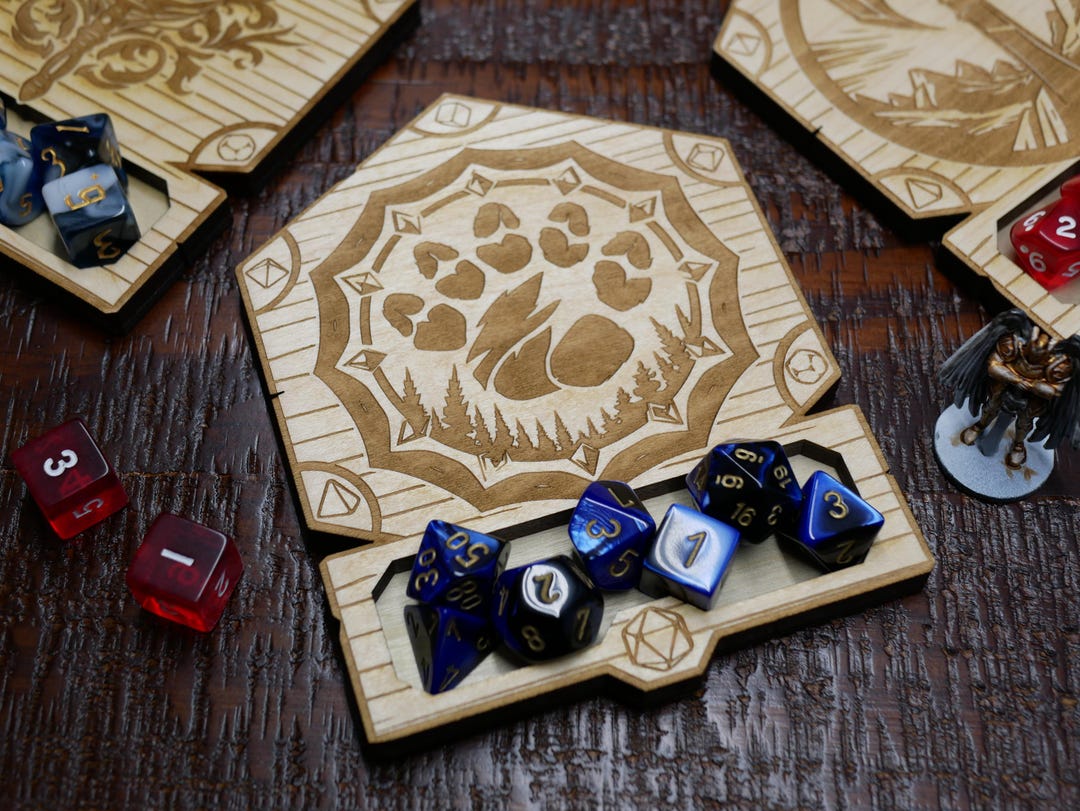 Wood DND Coasters | Druid D&D Cup Coaster | Dungeons and Dragons ...