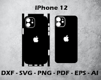 Apple iPhone 14 Pro Full Wrap Skin Cutting Template Dxf, SVG, EPS, Aİ ...