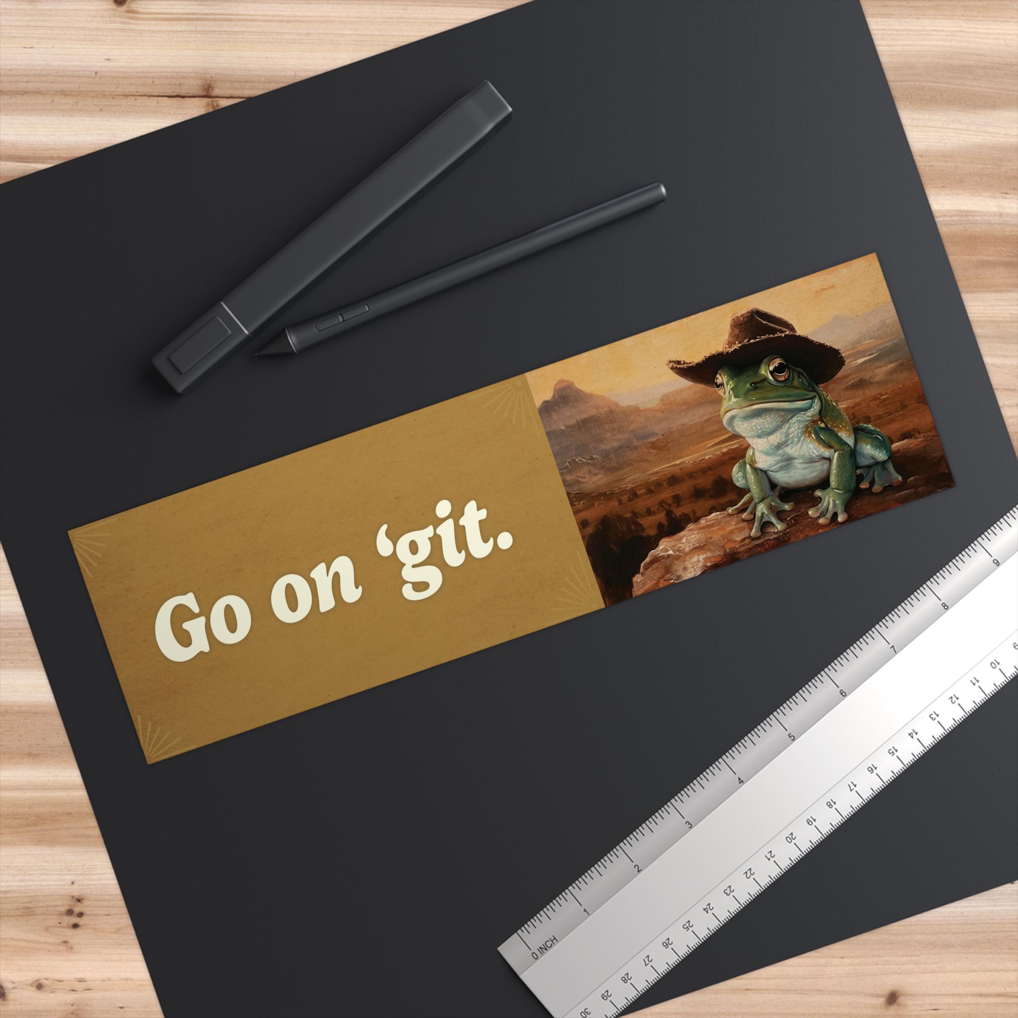 Go on Git - Bumper Sticker or Magnet - Etsy