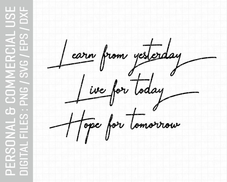Live for today SVG Pack SVG para Cricut Camiseta Bolsa Paquete de tazas ...