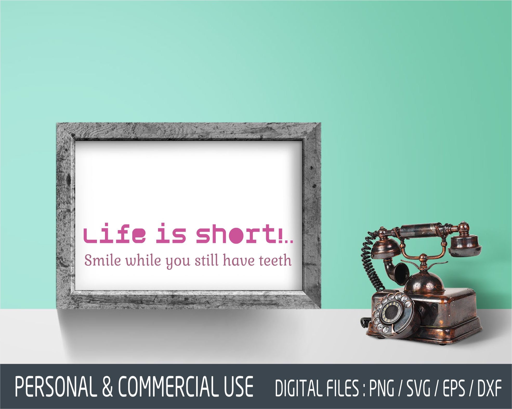 Life is Short SVG Pack SVG for Cricut T-shirt Bag Mug - Etsy