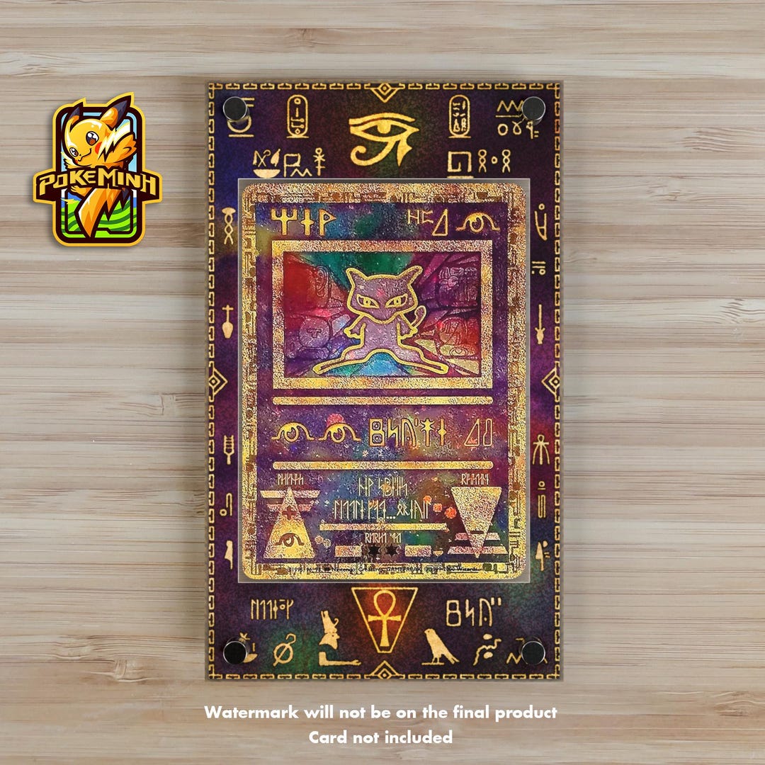 Ancient Mew Custom Pokemon Card Display Case - Etsy