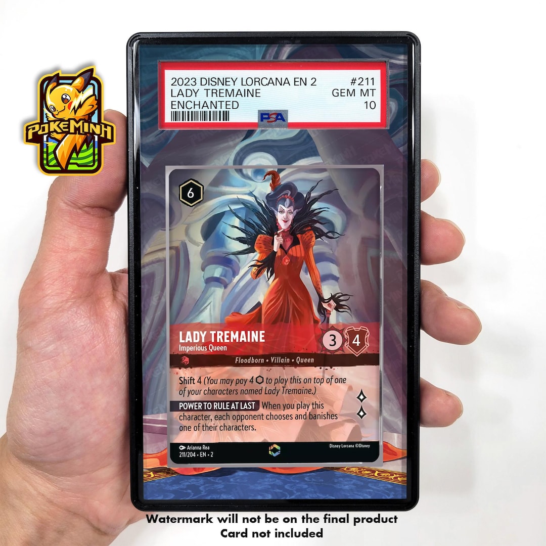 Lady Tremaine Imperious Queen Enchanted Custom Disney Lorcana Graded ...