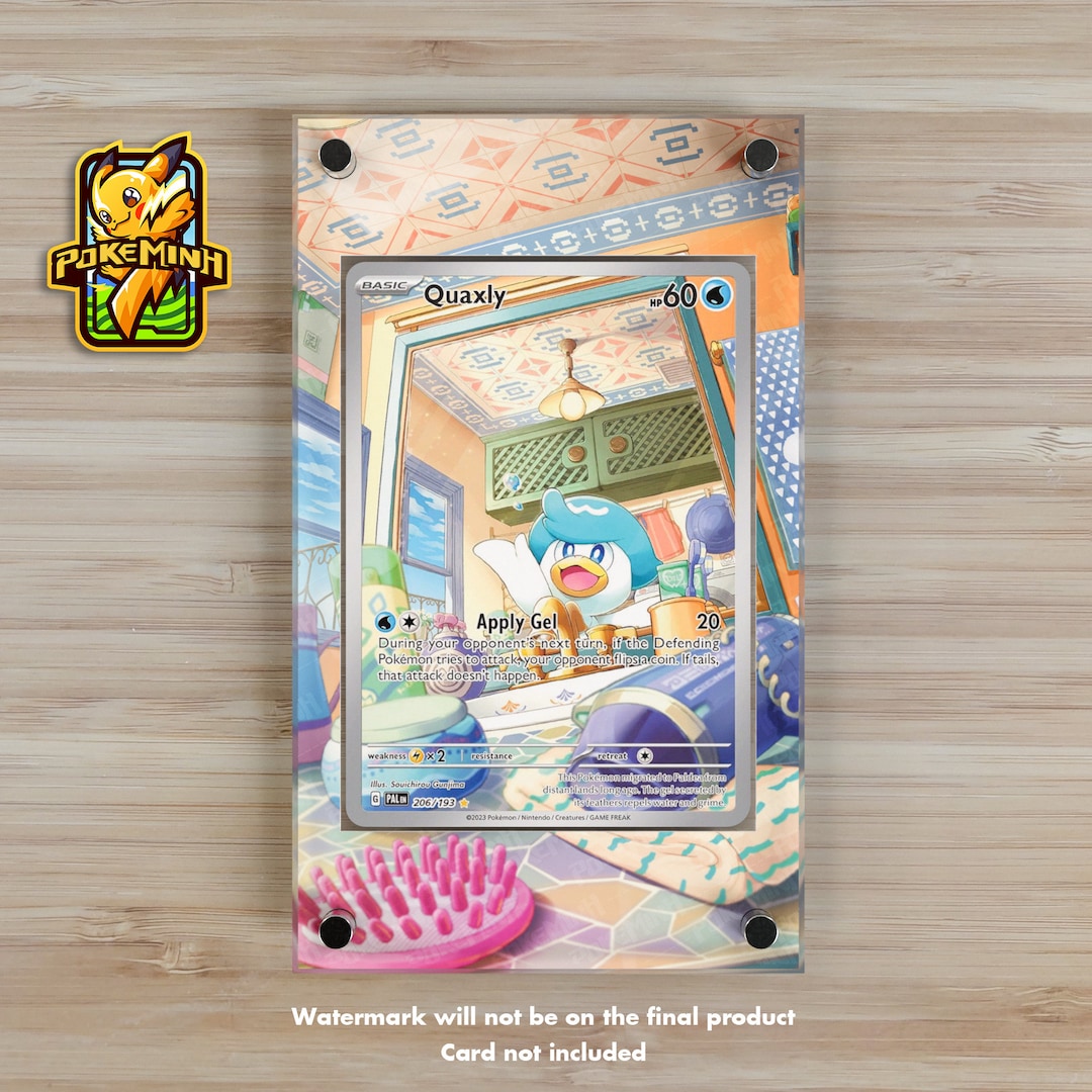 Quaxly AR Custom Pokemon Card Display Case - Etsy