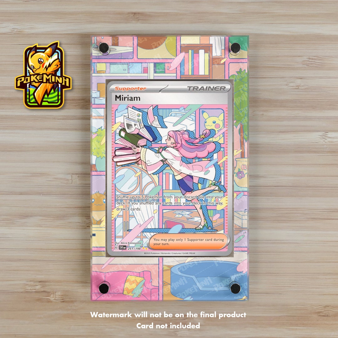Miriam Special Art Rare (SAR) Custom Pokemon Display Case - Etsy