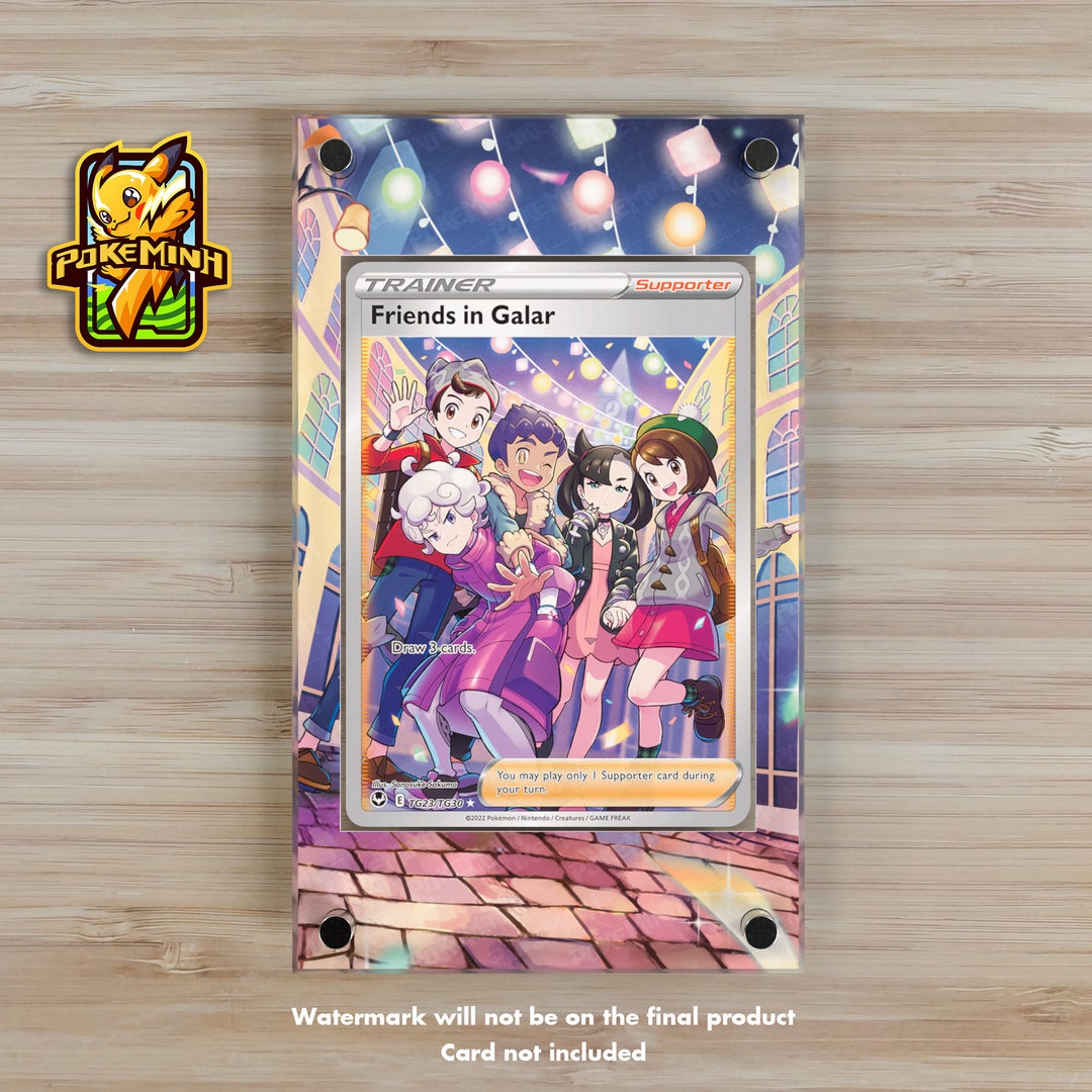 Friends in Galar Full Art Custom Pokemon Display Case - Etsy