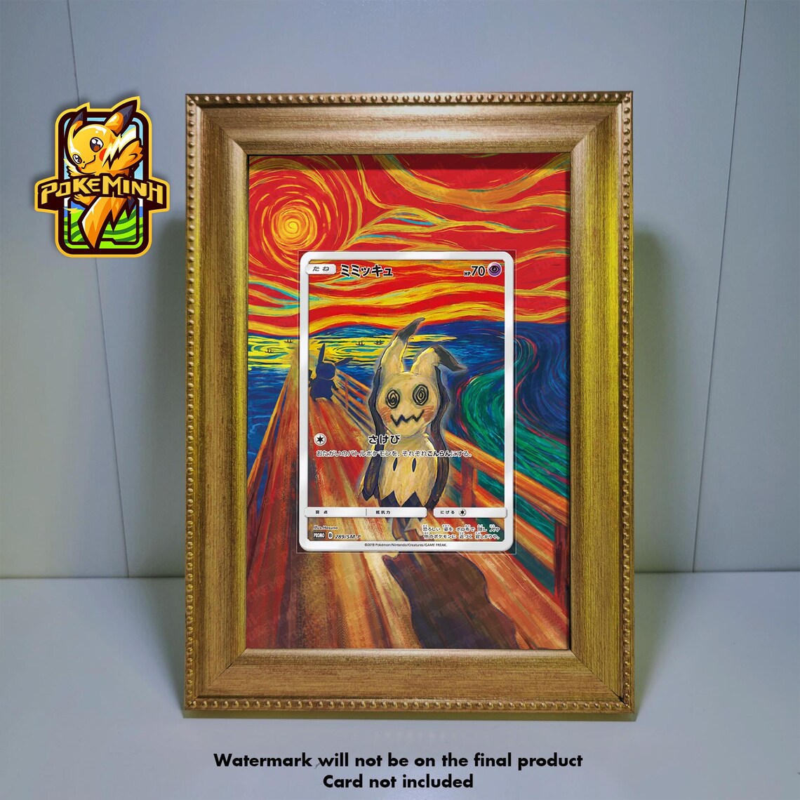 Mimikyu Scream Promo 289 SM-P Custom Pokemon Card Frame - Etsy