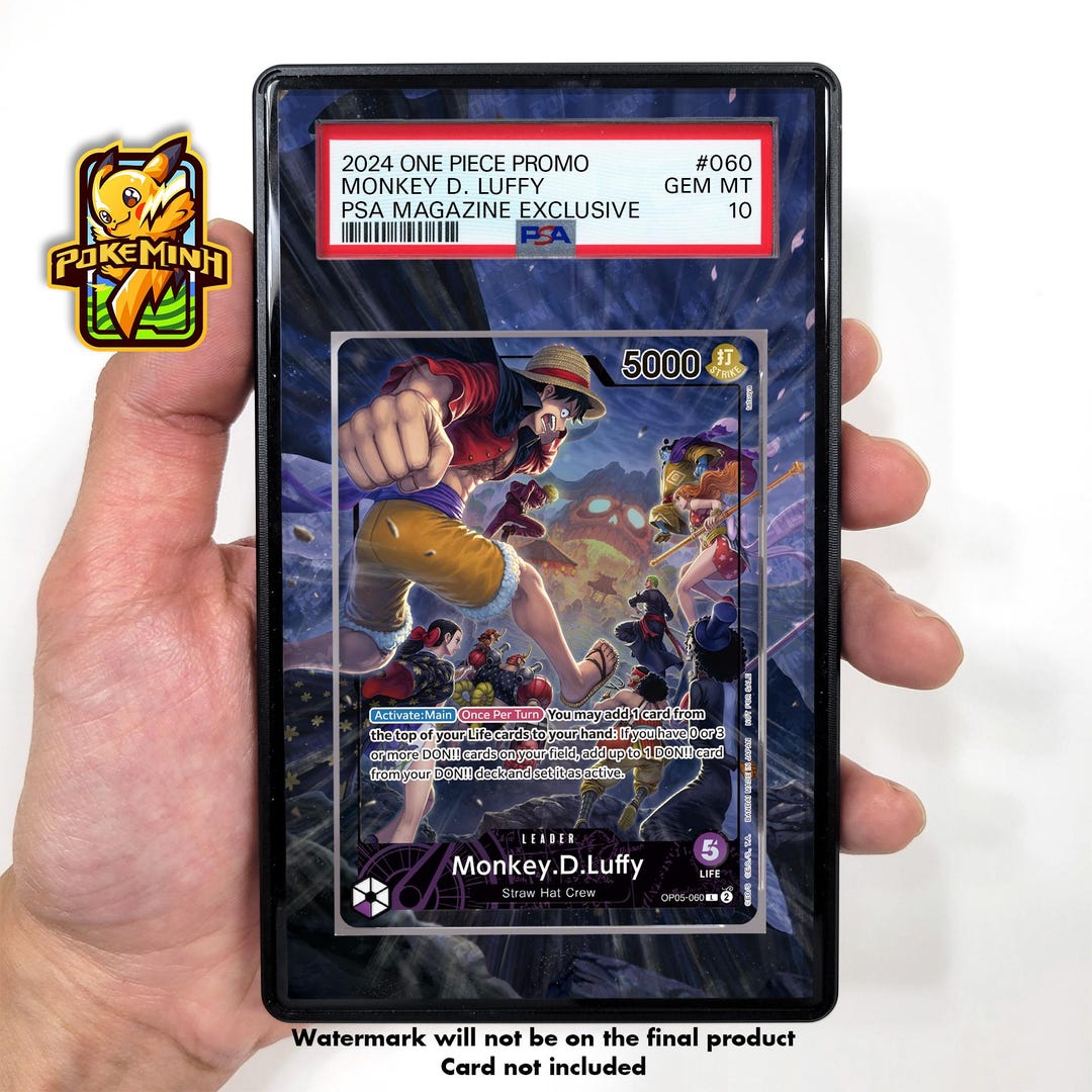 Monkey D. Luffy Magazine Exclusive Promo Custom One Piece Graded ...