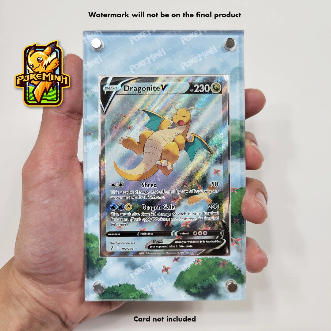 Dragonite V Alternate Art Custom Pokemon Display Case - Etsy