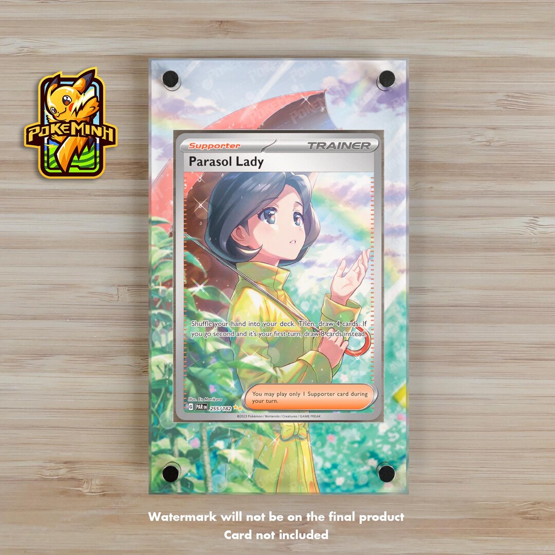 Parasol Lady SAR Custom Pokemon Display Case - Etsy