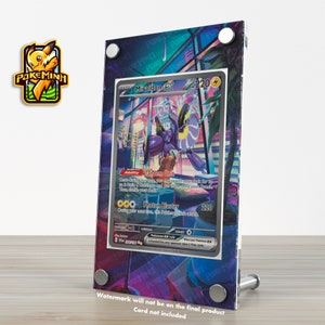 Miraidon EX SAR Custom Pokemon Card Display Case - Etsy