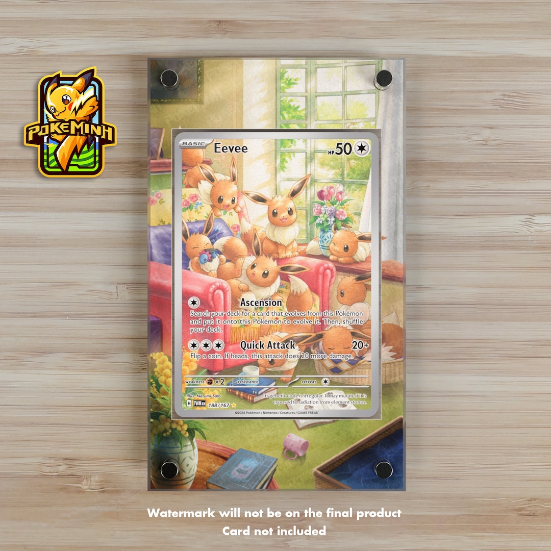 Eevee AR Custom Pokemon Display Case - Etsy