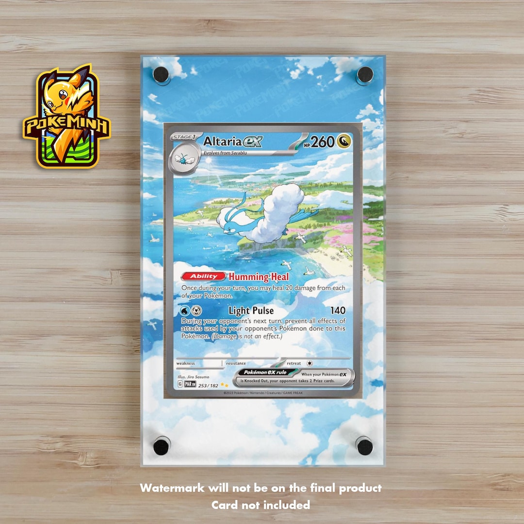 Altaria EX SAR Custom Pokemon Display Case - Etsy