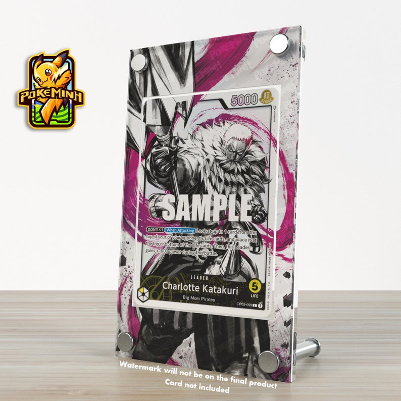 Charlotte Katakuri Leader Alternate Art Custom One Piece Display Case ...