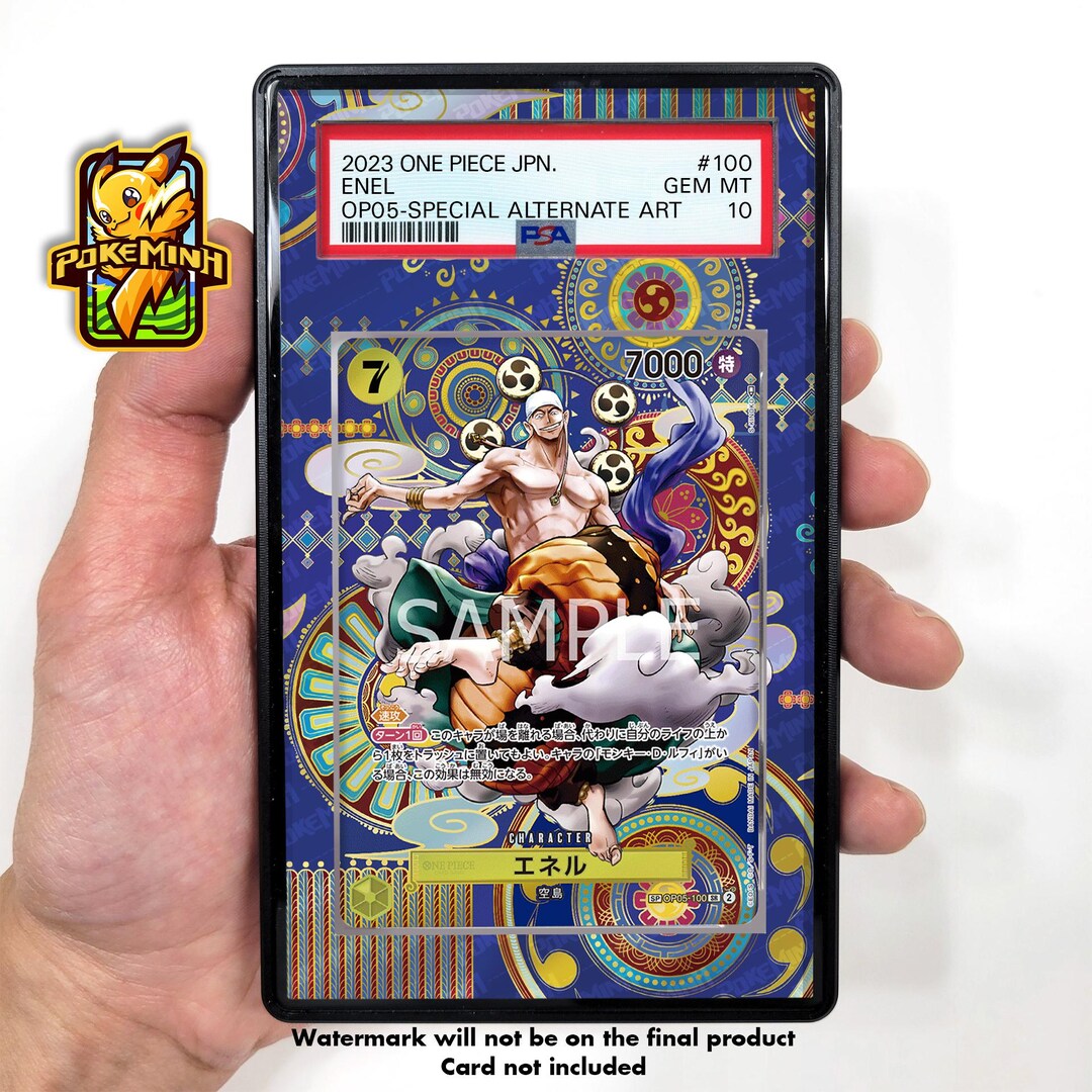 Enel OP05-100 Special Custom One Piece Graded Display Case - Etsy