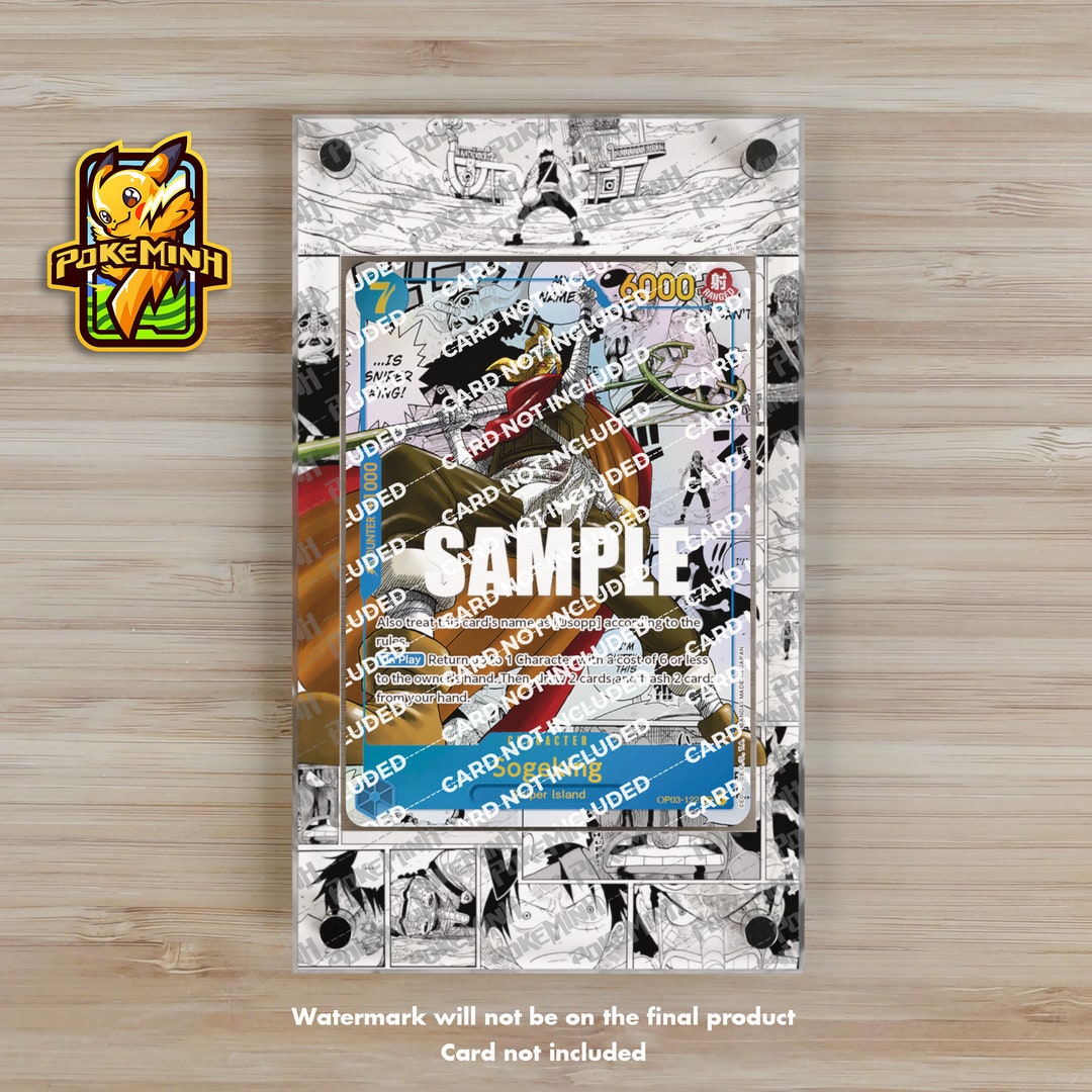 Sogeking Manga Display Case - Etsy