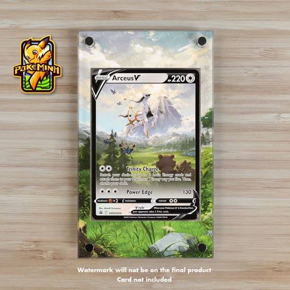 Arceus V Alternate Art Promo Custom Pokemon Card Display, 48% OFF