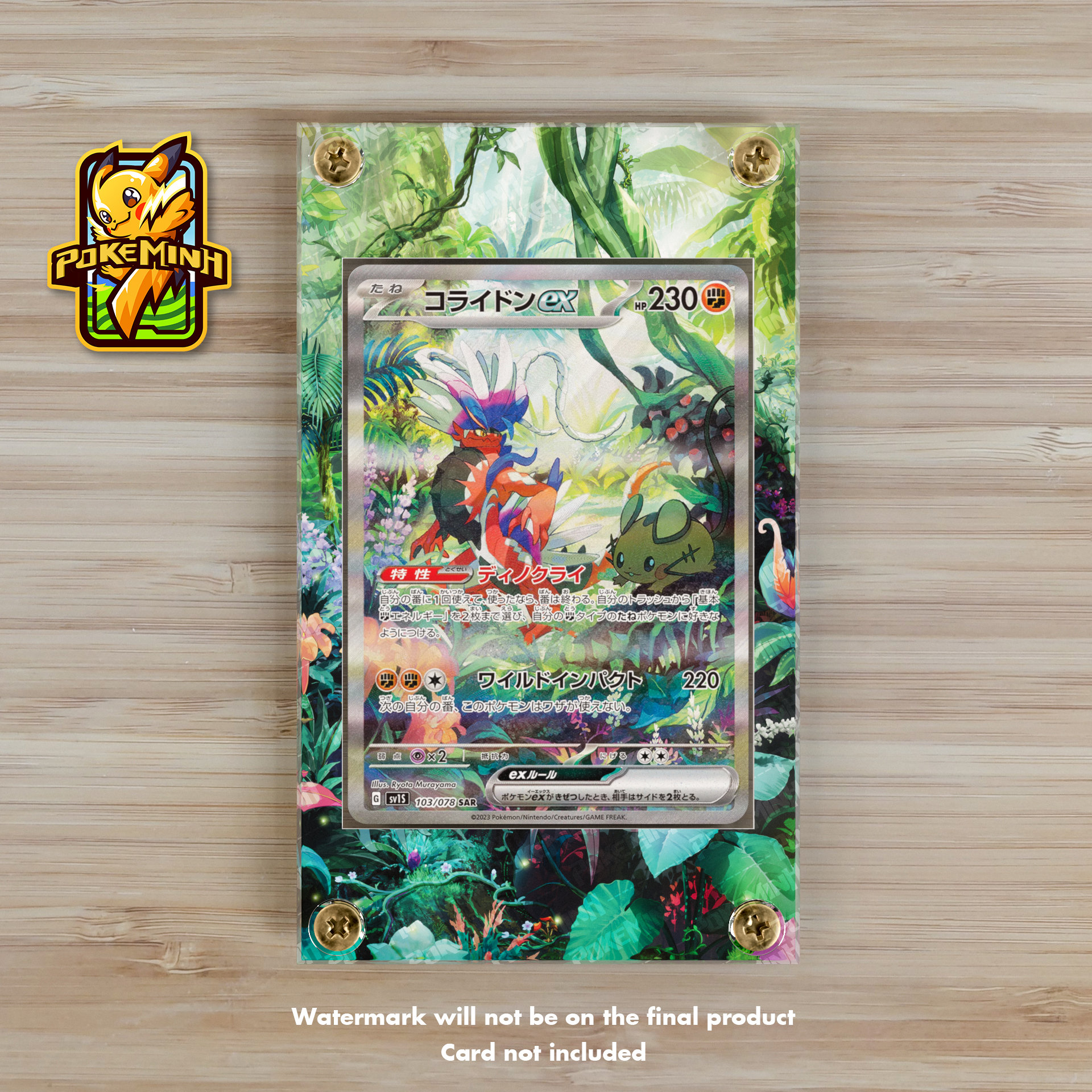 Koraidon EX SAR Custom Pokemon Card Display Case - Etsy Australia