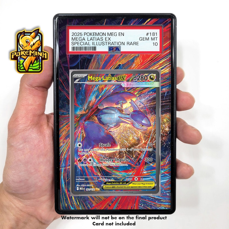 Mega Latias EX SAR Custom Pokemon Graded Display Case - Etsy