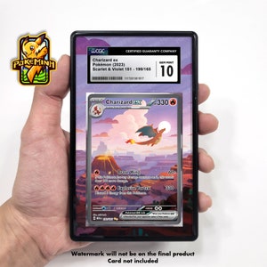 Charizard 151 EX SAR Custom Pokemon Graded Display Case - Etsy