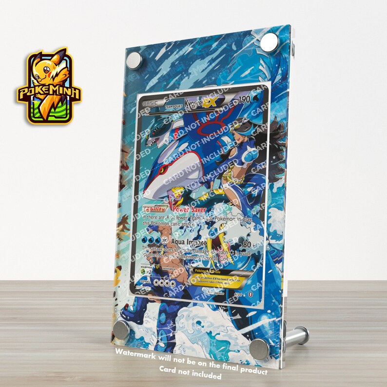 Kyogre EX Custom Pokemon Display Case - Etsy