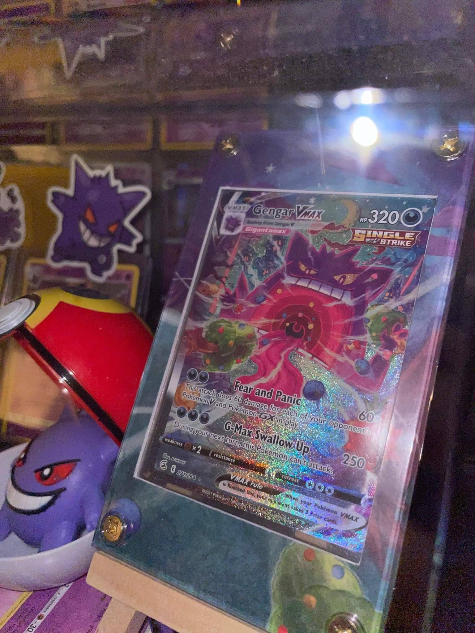 Gengar VMAX Alternate Art Custom Pokemon Card Display Case - Etsy Canada
