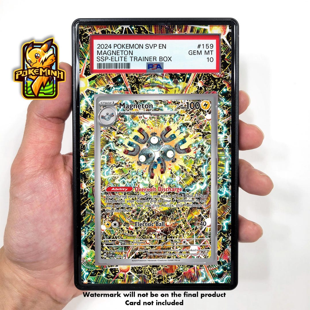 Magneton IR Promo Custom Pokemon Graded Display Case - Etsy
