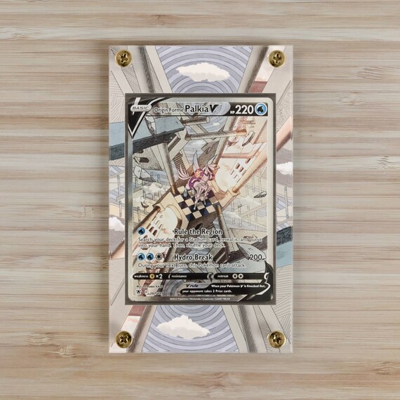 Palkia V Alternate Art Custom Pokemon Card Display Case - Etsy