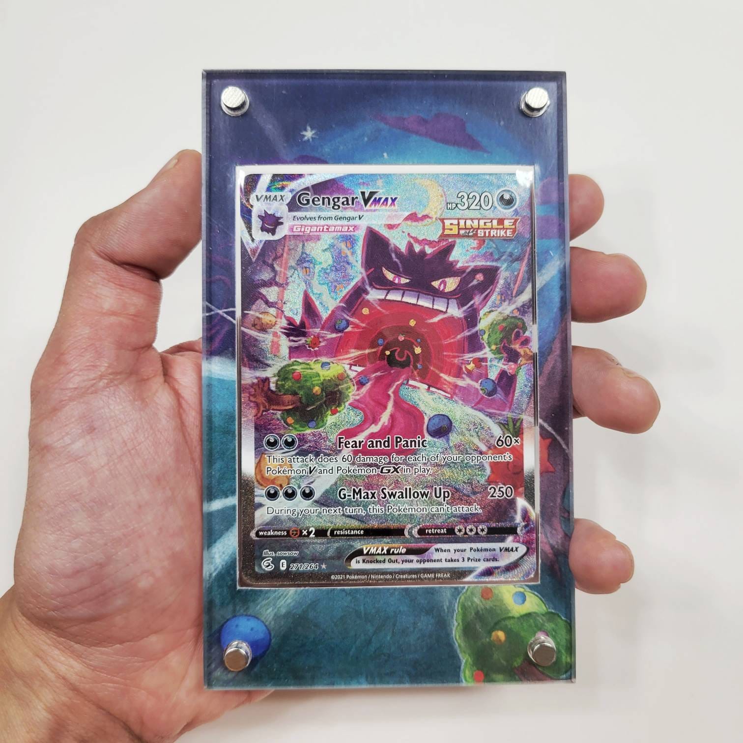 Gengar VMAX Alternate Art Custom Pokemon Card Display Case - Etsy Finland