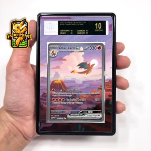 Charizard 151 EX SAR Custom Pokemon Graded Display Case - Etsy