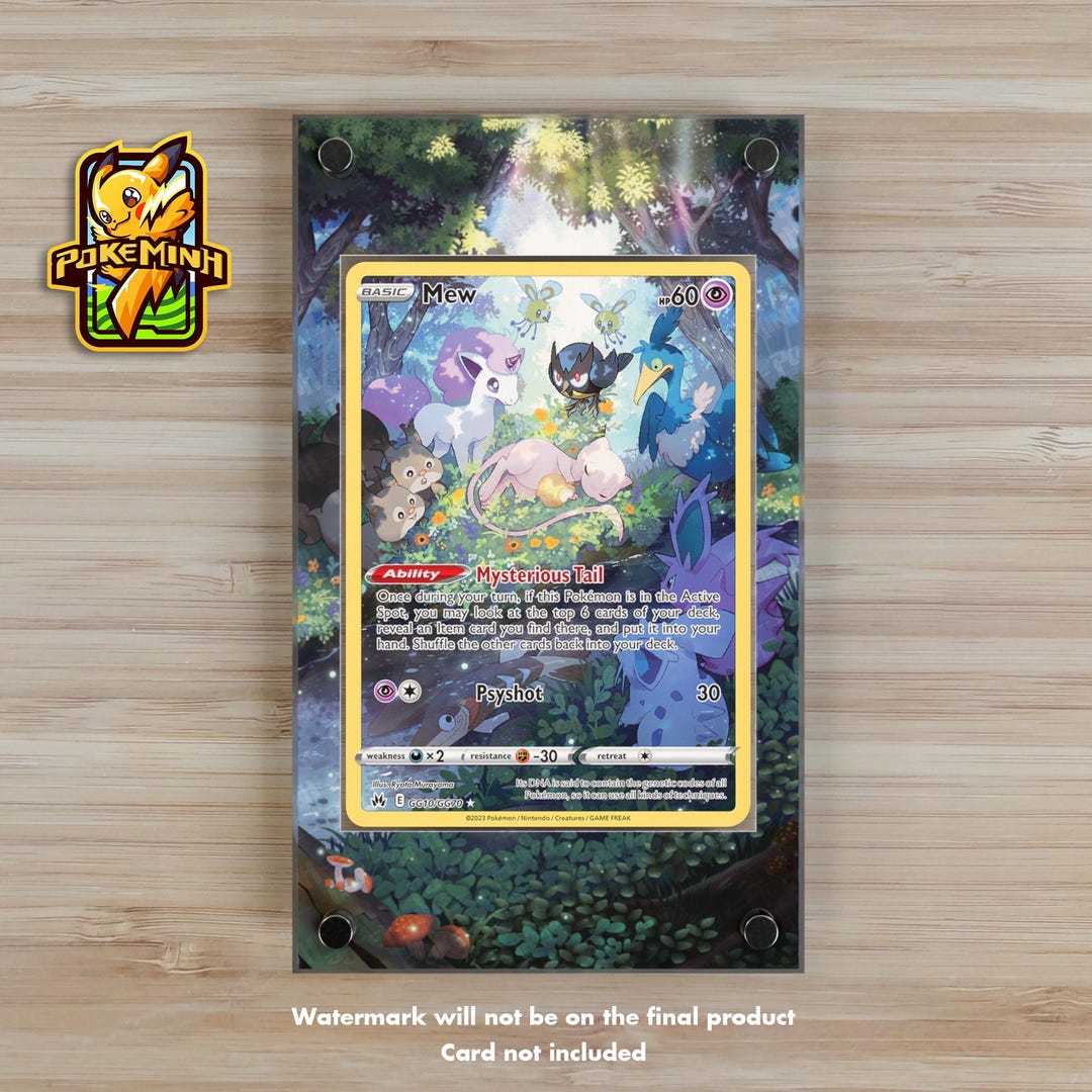 Mew AR Custom Pokemon Display Case - Etsy