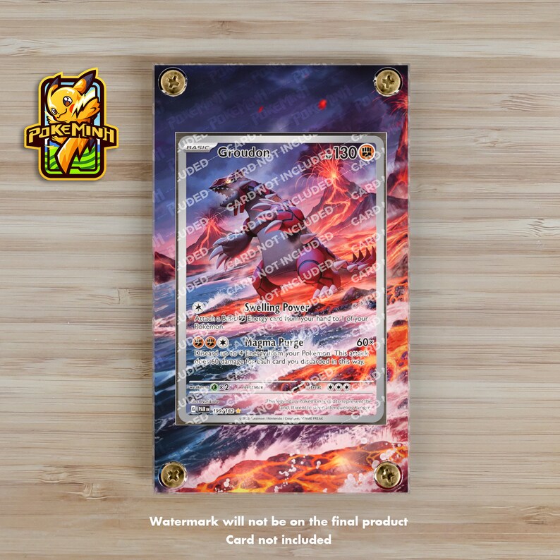 Groudon AR Custom Pokemon Display Case - Etsy