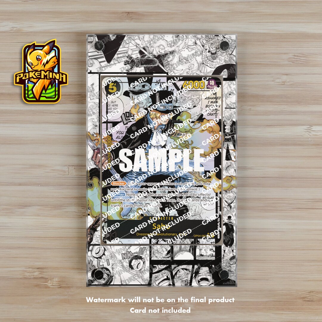 Sabo Manga Custom One Piece Display Case - Etsy