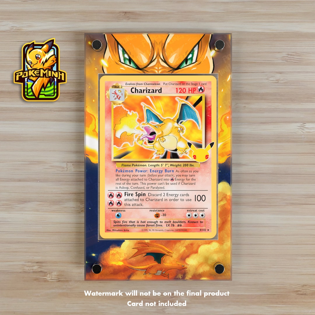 Charizard Vision Custom Pokemon Display Case - Etsy