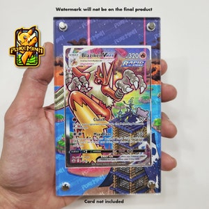 Blaziken VMAX Alternate Art Custom Pokemon Display Case - Etsy