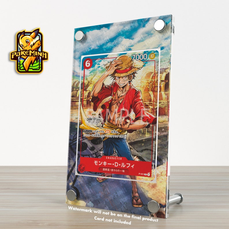 Monkey D. Luffy Championship Display Case - Etsy
