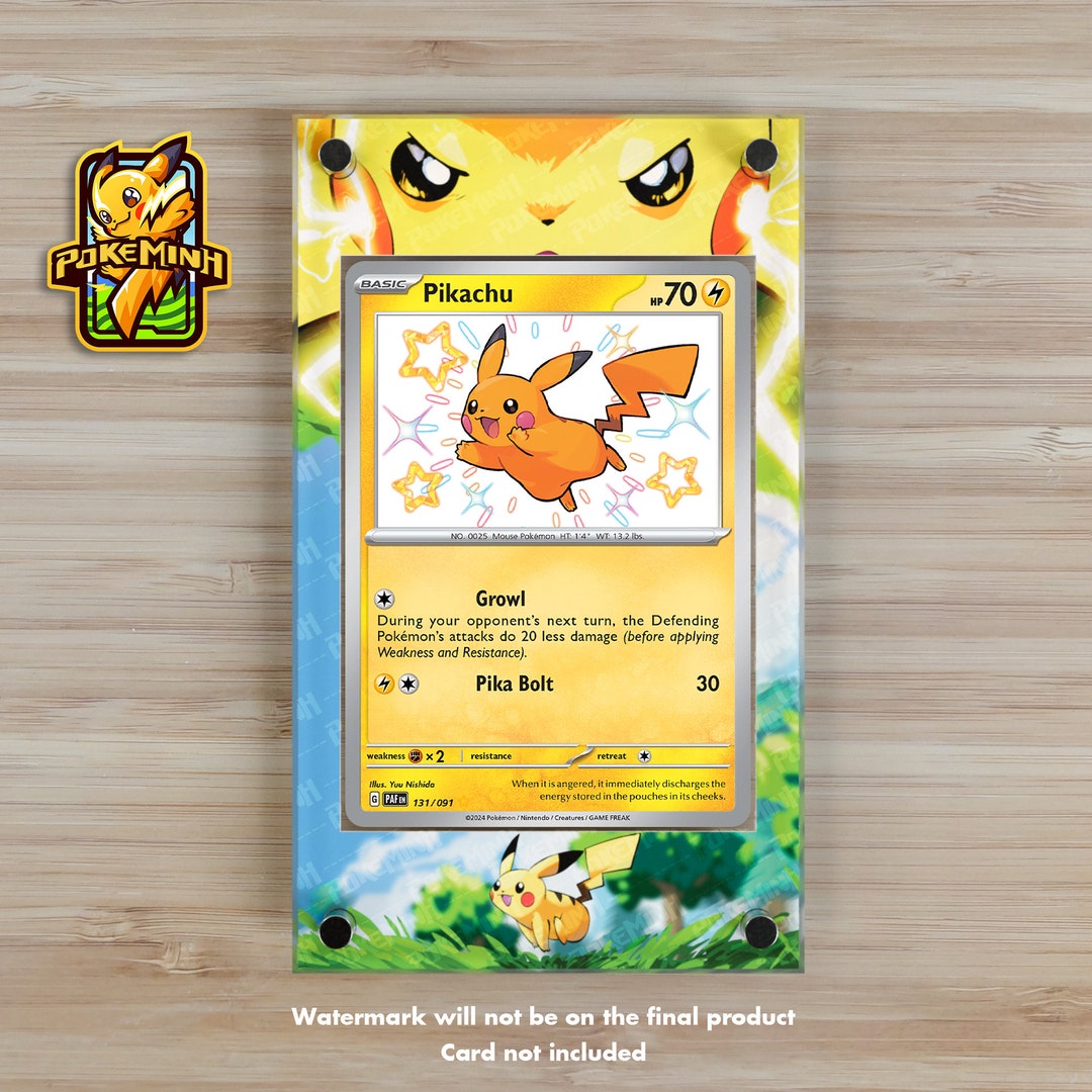 Pikachu Vision Custom Pokemon Display Case - Etsy