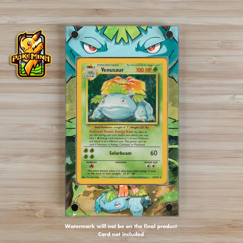 Venusaur Vision Custom Pokemon Display Case - Etsy